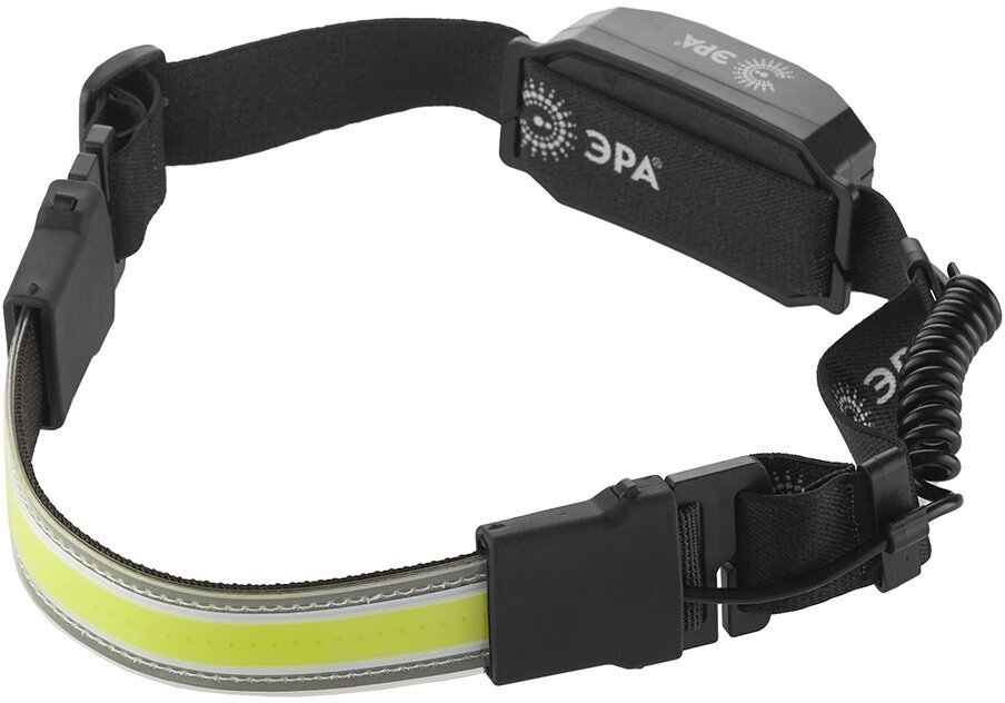 Фонарь налобный Эра светодиодный 14 LED 5 Вт аккумуляторный Li-Ion пластик 3 режима (Б0054033)