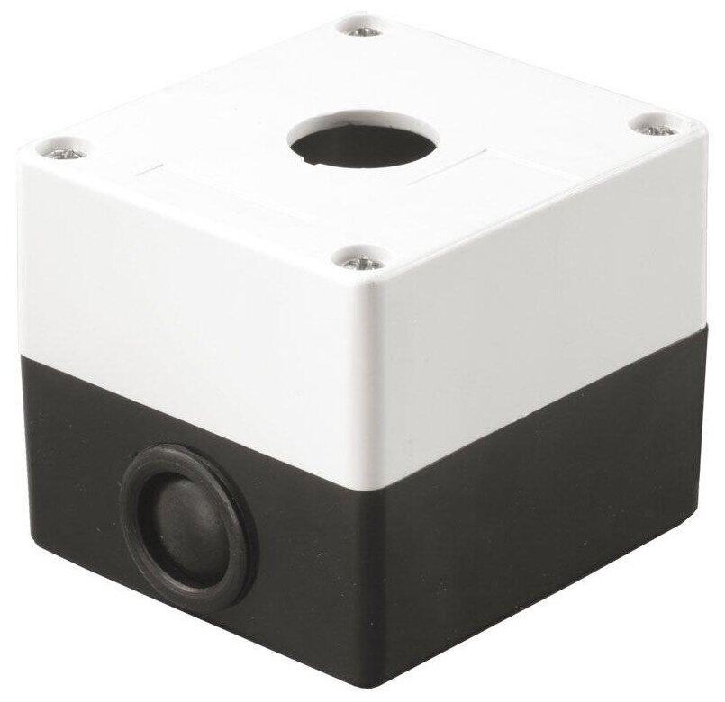 Корпус КП 101 1-м белый для кнопок, IEK BKP10-1-K01 (10 шт.)