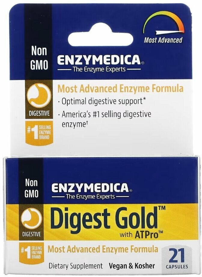 Enzymedica Digest gold with ATPro 21 капсула