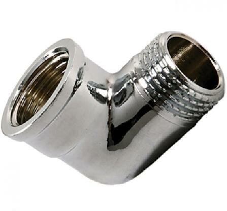 Уголок хром 1/2" ВР/НР TIM K-LFM022