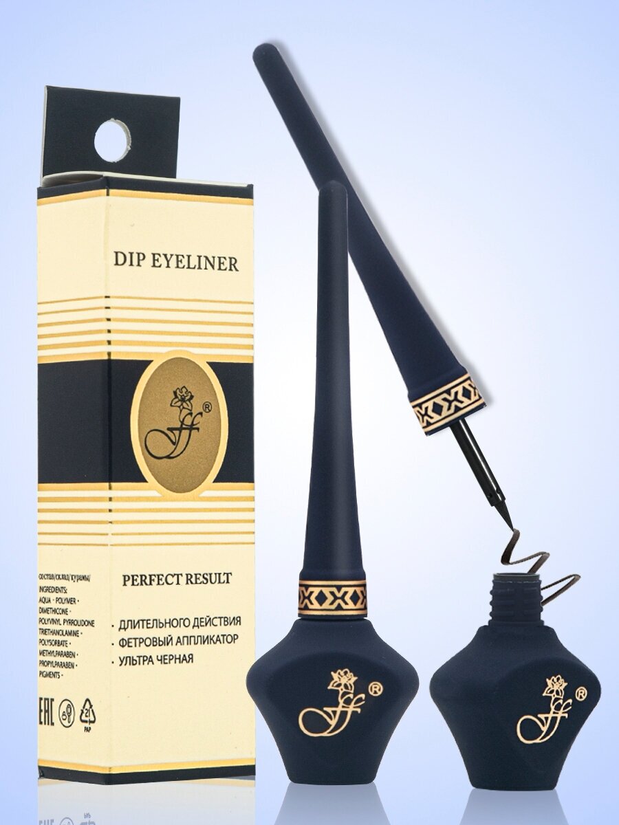 FFLEUR Подводка водостойкая бархатная