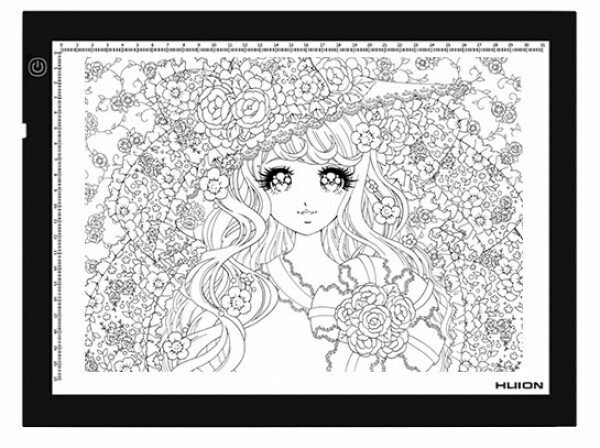 Светокопировальный планшет Huion A4 б/у, цвет Чёрный/Белый