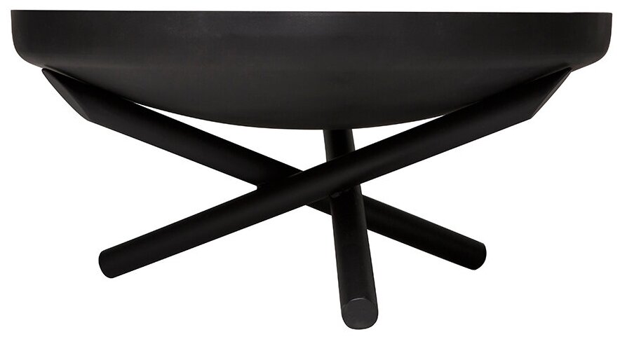 Костровая чаша CONCRETIKA PREMIUM E60 Черный Размеры: Высота 340мм Глубина 600мм Ширина 600мм