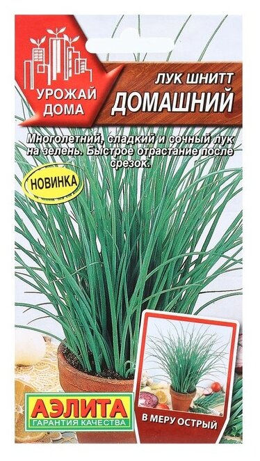 Семена Лук шнитт Домашний 0,5г Ранние (Аэлита)