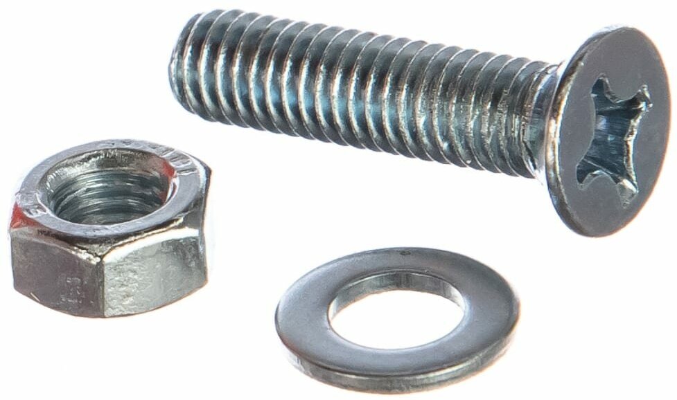 Оцинкованный винт с потайной головкой Tech-Krep M6х25 DIN965 (8 шт.)