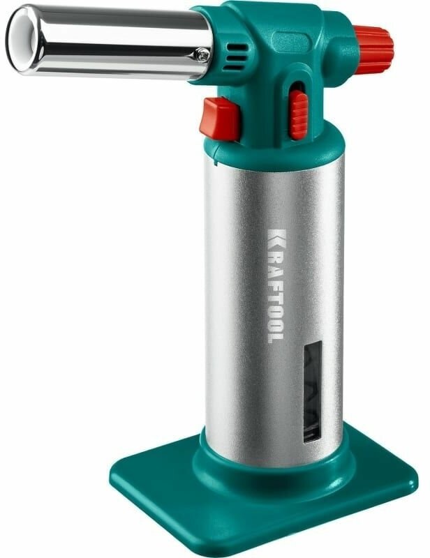 Горелка газовая с пьезоподжигом, автономная портативная, 1500 С BT-33 KRAFTOOL