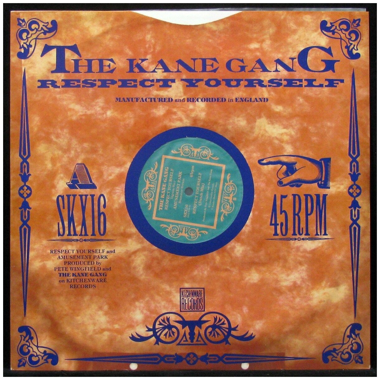 Виниловая пластинка Kitchenware Kane Gang – Respect Yourself (макси сингл)