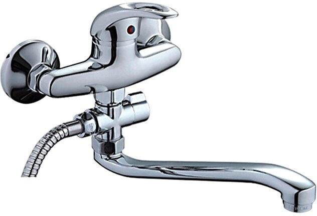 Смеситель для ванны Ledeme H02-B L2102-B хром