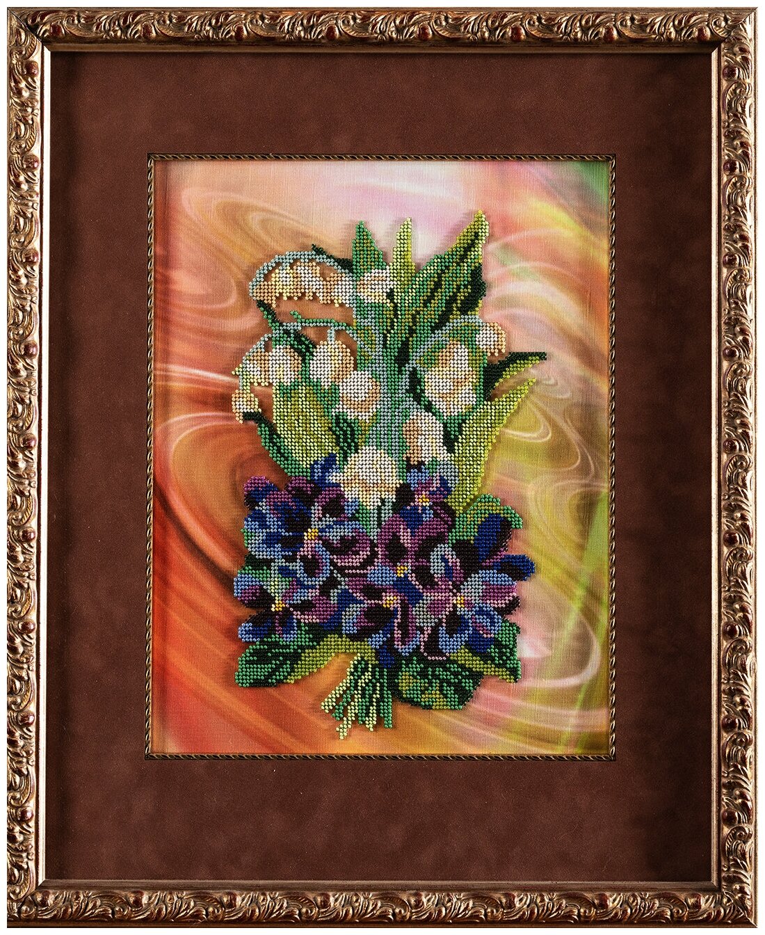 Набор для вышивки бисером, Радуга бисера, В-222, Весенний салют, 27Х35