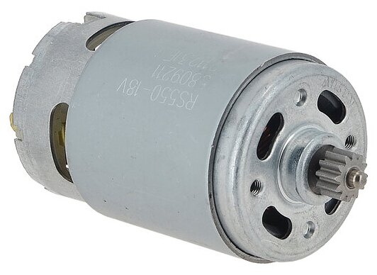 Двигатель с шестерней в сборе RS550 DC18В, D.35х57 мм, 20000rpm подходит для шуруповерта аккумуляторного ИНТЕРСКОЛ ДА-18ЭР Li-ion (s/n 436.***)