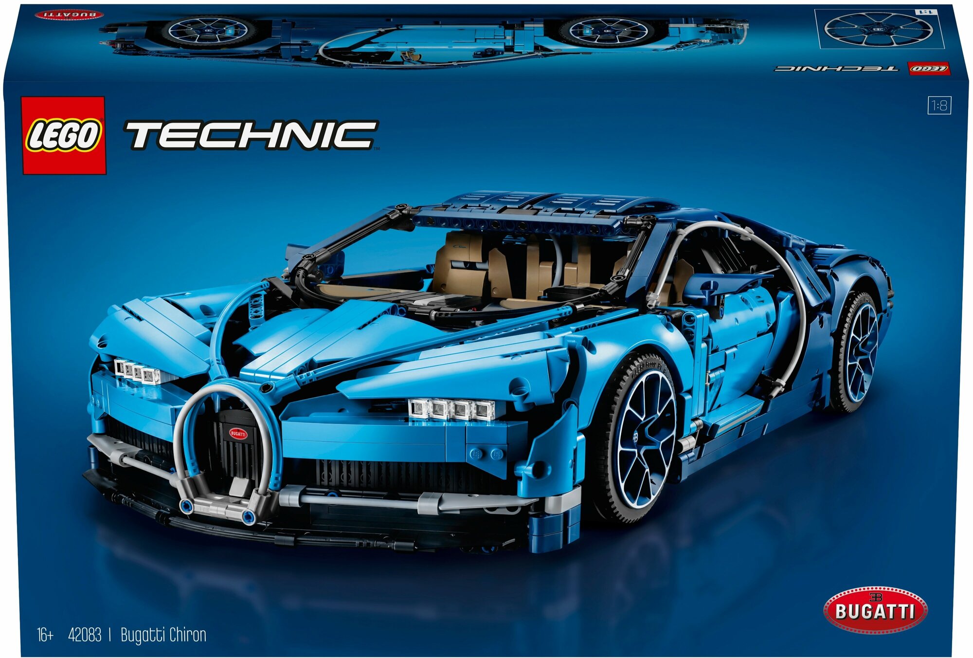 Конструктор LEGO Technic 42083 Бугатти Широн