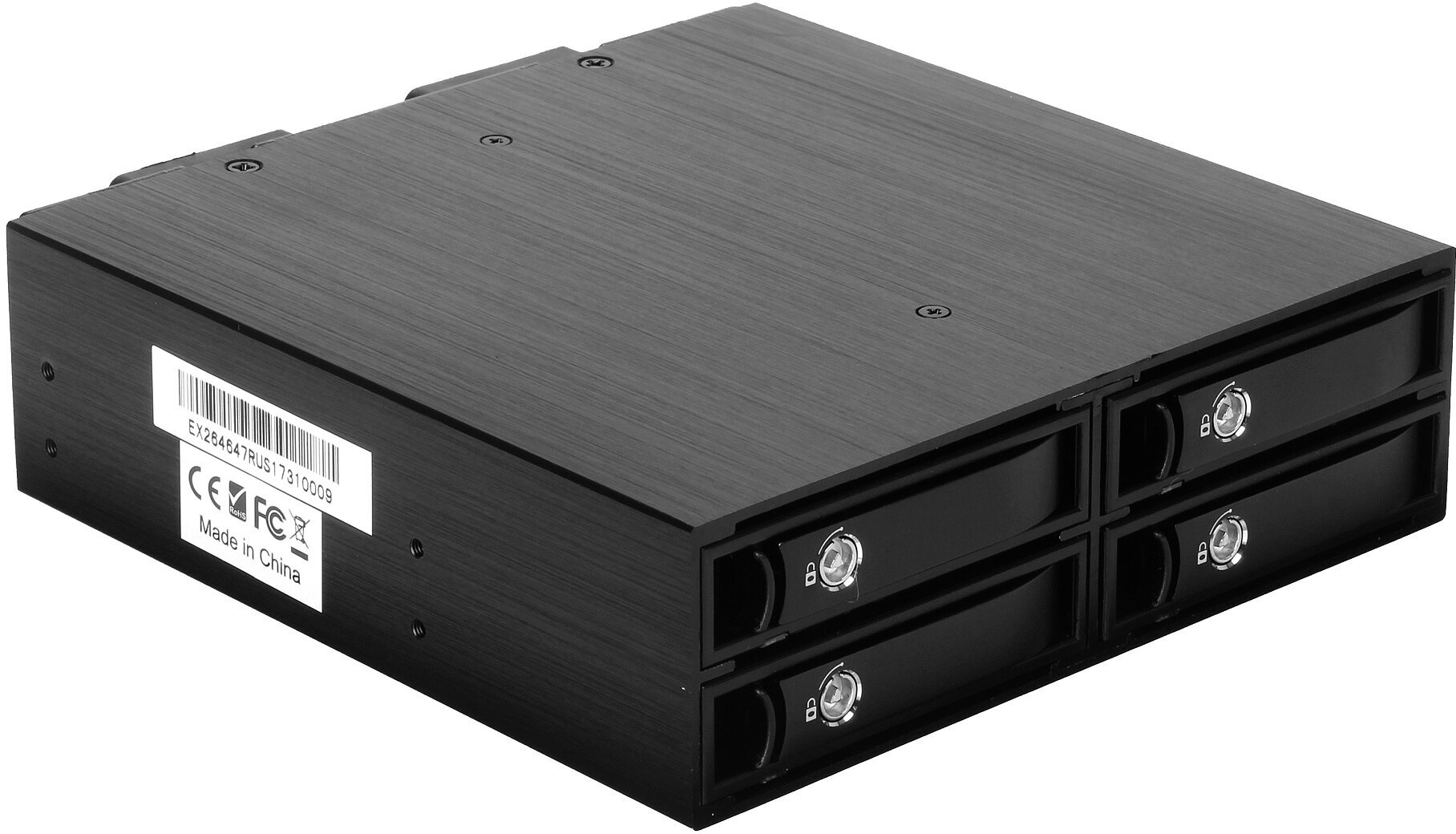 Корзина для HDD ExeGate HS425-01 (универсальная, на 4*2,5" SATA/SAS HDD, занимает 1*5,25" отсек, RTL) EX264647RUS