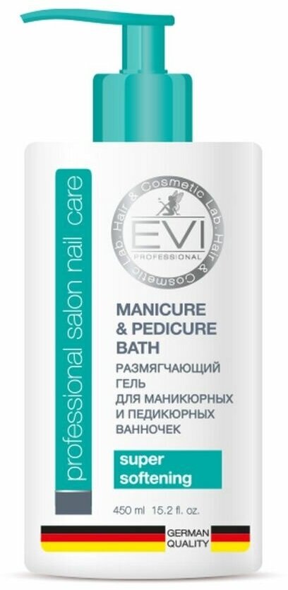 EVI professional Размягчающий гель для маникюрных и педикюрных ванночек, 450 мл