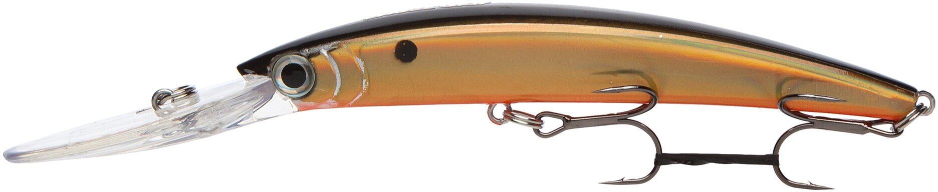 Воблер EAGLE GRIP Crysnal 3D Minnow 90 mm YYZ573 Gold плавающий 9,5 гр. Форма и расцветка японские.