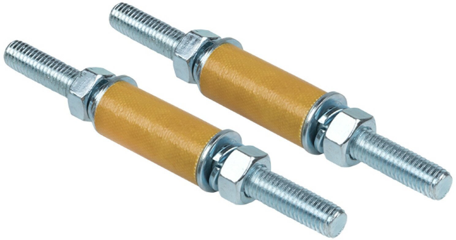 Втулочный изолятор Д 40 мм со шпилькой и крепежом (2 шт) EKF PROxima