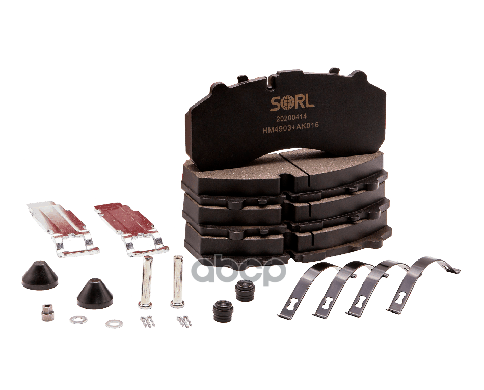 Колодки тормозные дисковые! КАМАЗ 5490, BPW, MB, SAF SORL арт. HM4903AK016