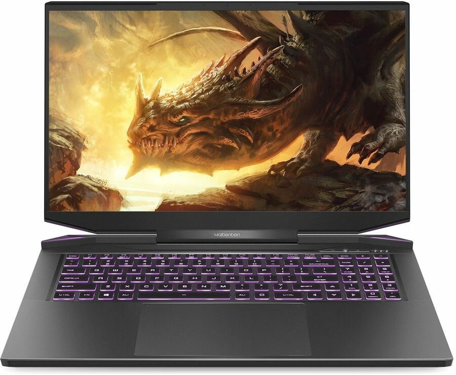 17.3" Ноутбук MAIBENBEN X757 (X757QSFELBRE0) черный - 2560х1440, IPS, AMD Ryzen 7 5800H, ядра: 8 х 3.2 ГГц, 16 ГБ, SSD 512 ГБ, GeForce RTX 3070 для ноутбуков - 8 ГБ, Linux