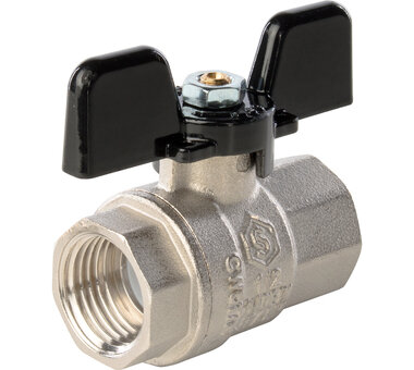 Кран шаровой полнопроходной STOUT ВР/ВР ручка бабочка 1/2 SVB-0002-200015