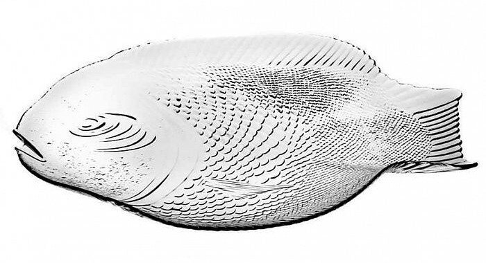 Тарелка плоская Pasabahce / Пашабахче марин стекло прозрачный диаметр 35.5см, 1шт. / посуда для сервировки