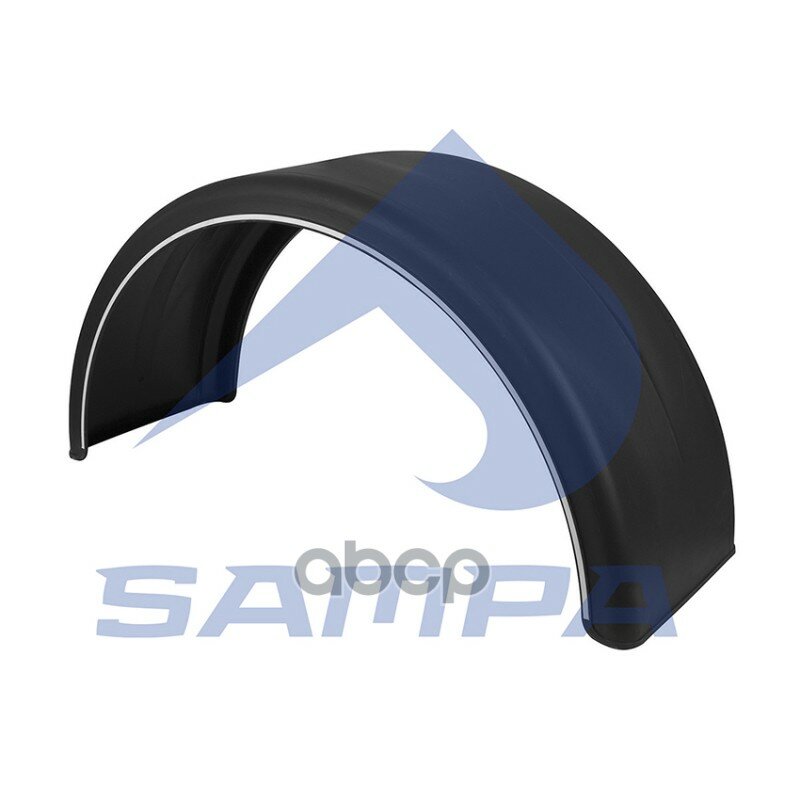 Крыло полуприцепа! с белой каймой, 420x1270x1980 Universal SAMPA арт. 18950002