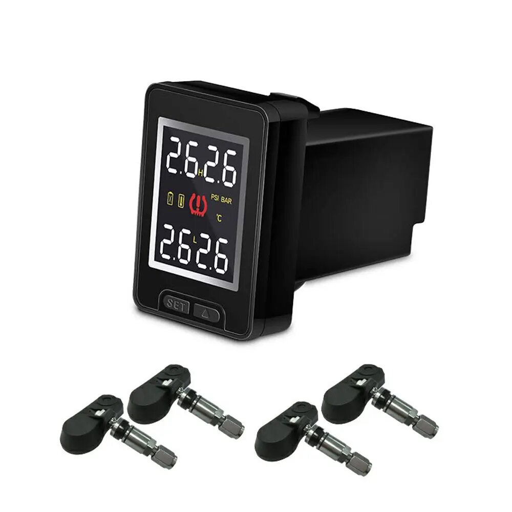 Автомобильный датчик давления в шинах TPMS, беспроводной внешний внутренний датчик для Built in