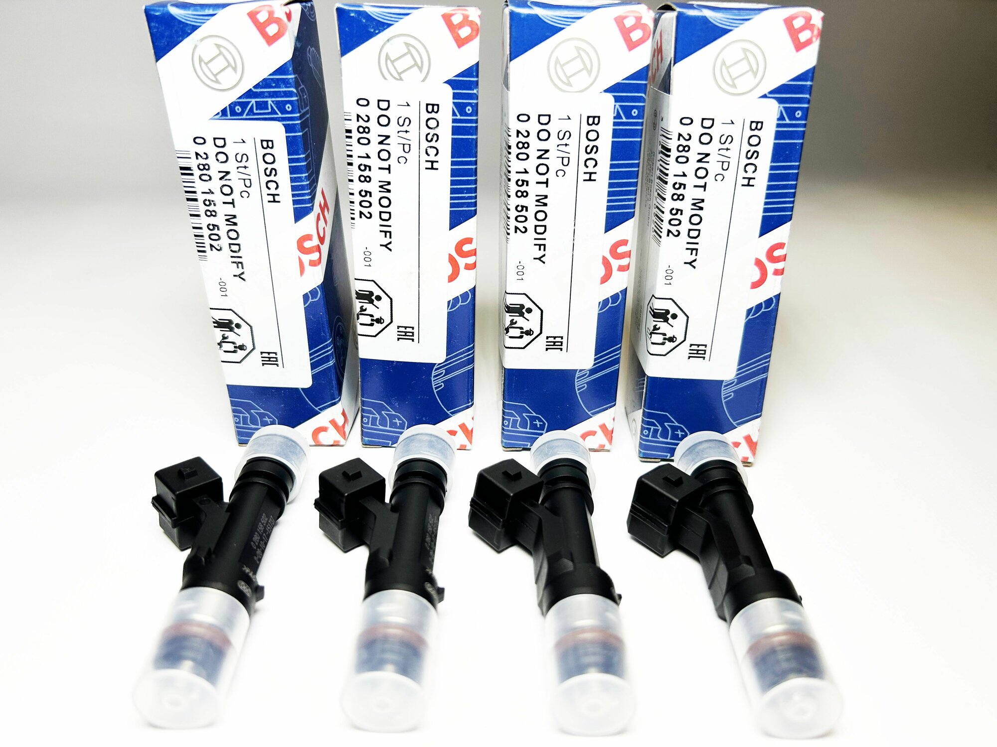 Bosch Инжектор автомобильный, арт. 0 280 158 502-4, 4 шт.