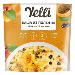 Каша YELLI Из поленты абрикос&арония 60гр