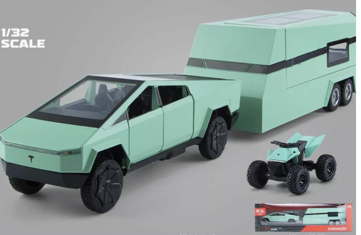 Коллекционная машинка, модель Tesla Cybertruck Pickup 1:32