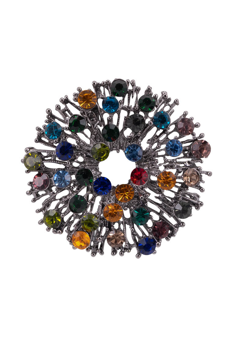 Брошь, стразы