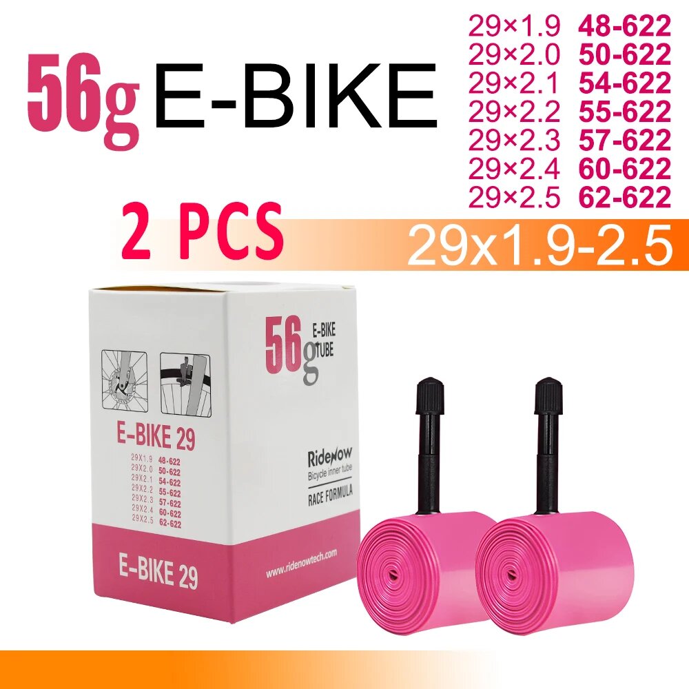 Внутренняя Трубка Ridenow Из ТПУ Для Электрического Велосипеда 29x1,9-2,5 A/V, Длина 45 Мм, MTB, Дорожная Велосипедная Шина