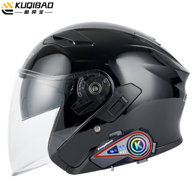 Шлем Cool Ride Treasure, для электровелосипеда, Bluetooth K23, универсальный, M, ярко-черный