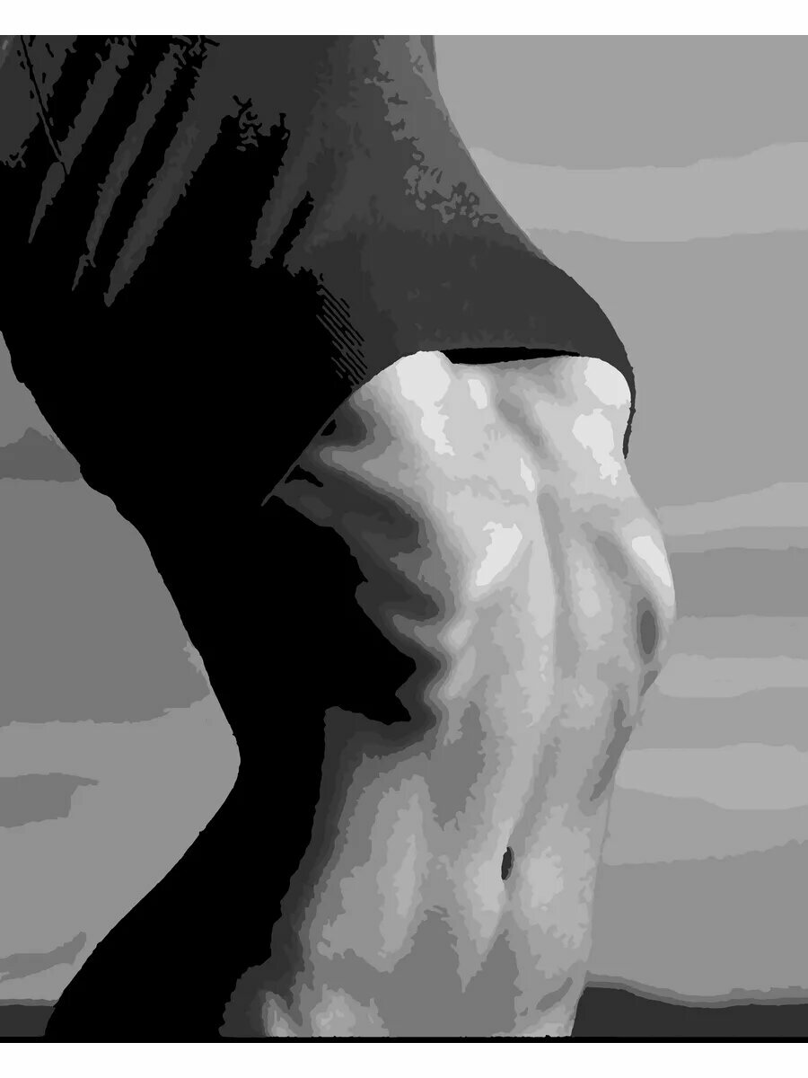 Картина по номерам Тут рисуют "Девушка", холст на подрамнике, 40x50 см, акриловые краски