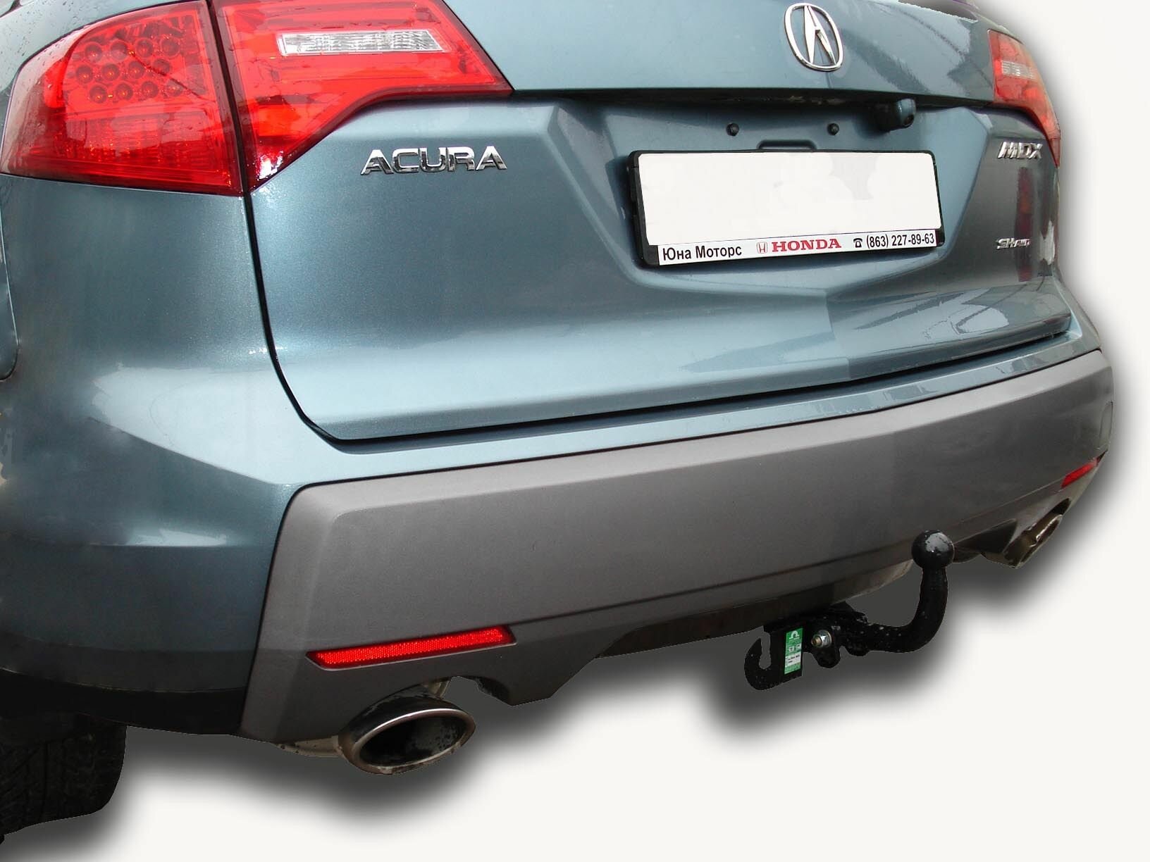 Фаркоп(прицепное) Лидер-Плюс для ACURA MDX 2006-2013(паспорт и сертификат в комплекте)(без электрики)A201-A
