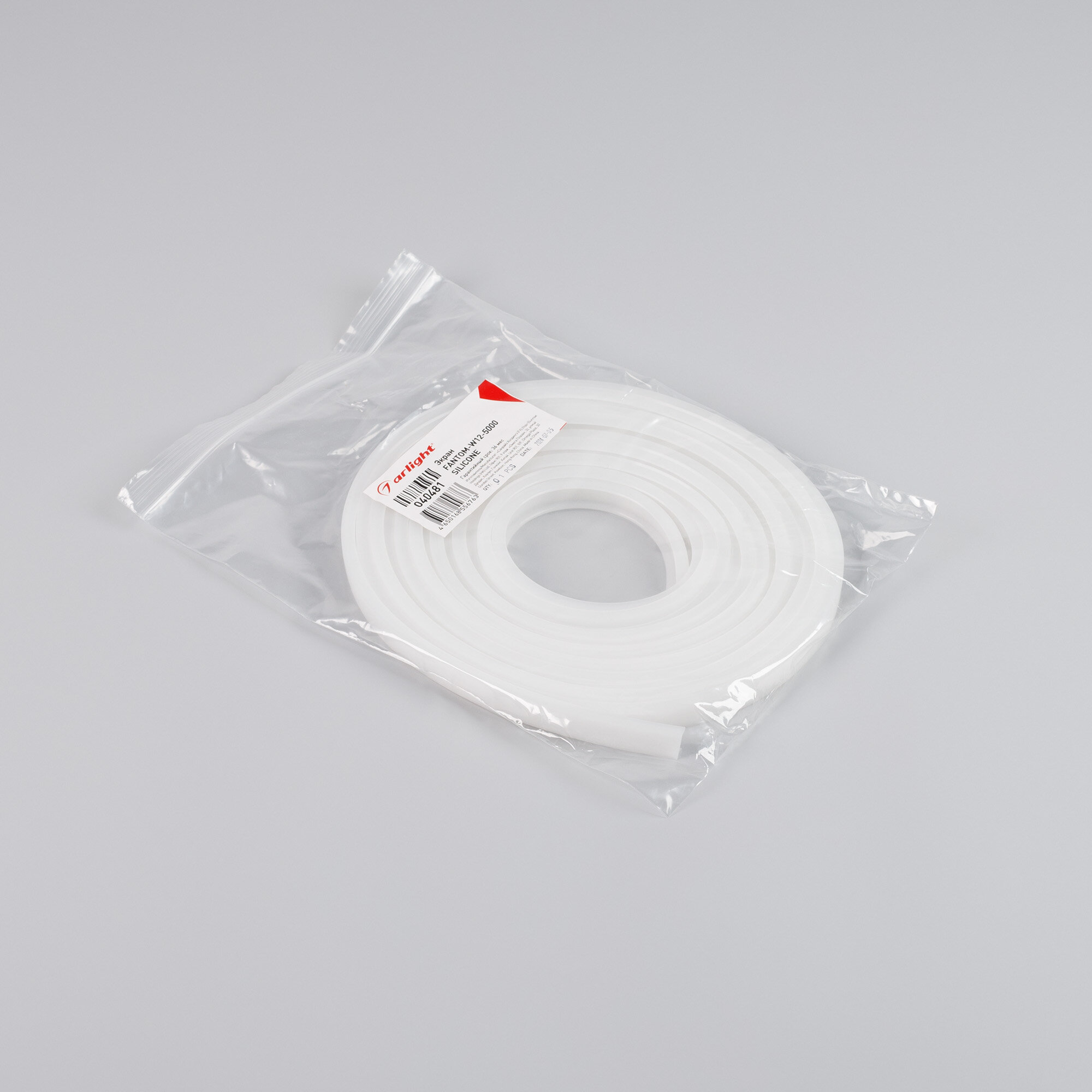 Экран Arlight FANTOM-W12-5000, силиконовый, гибкий профиль, белый, матовая поверхность 040481