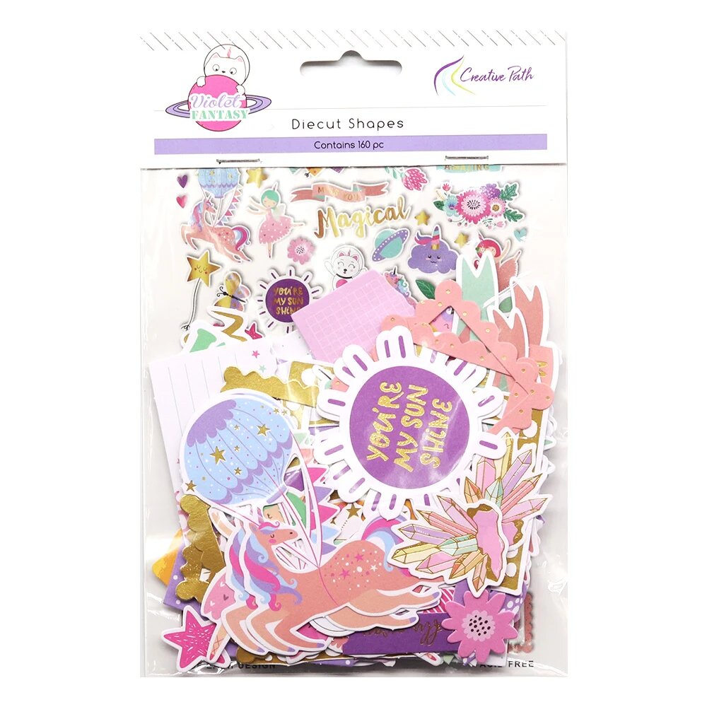 Набор декоративных элементов для скрапбукинга The Creative Path 160 шт