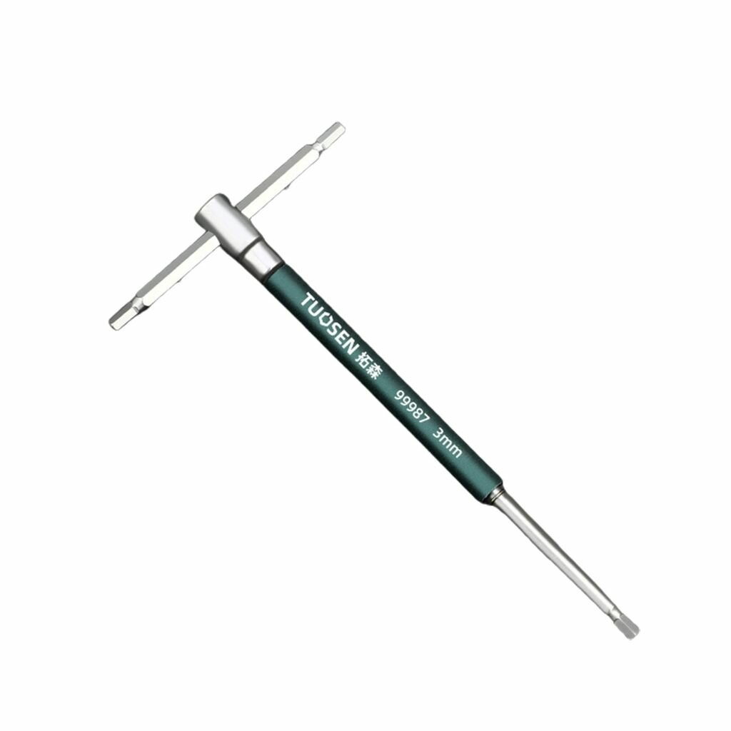 Гаечный ключ, Удлиненный Т-образный ключ для внутреннего шестигранного винта-3mm