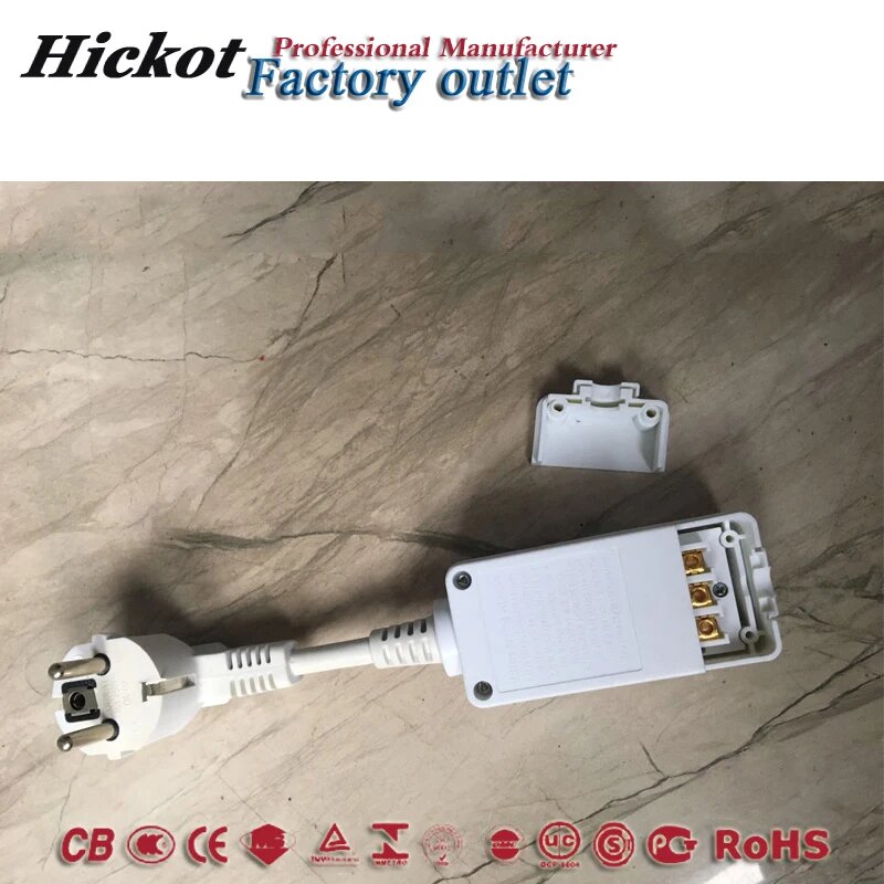 Заземляющая пробка GFCI 10/16 Ампер 10A30MA