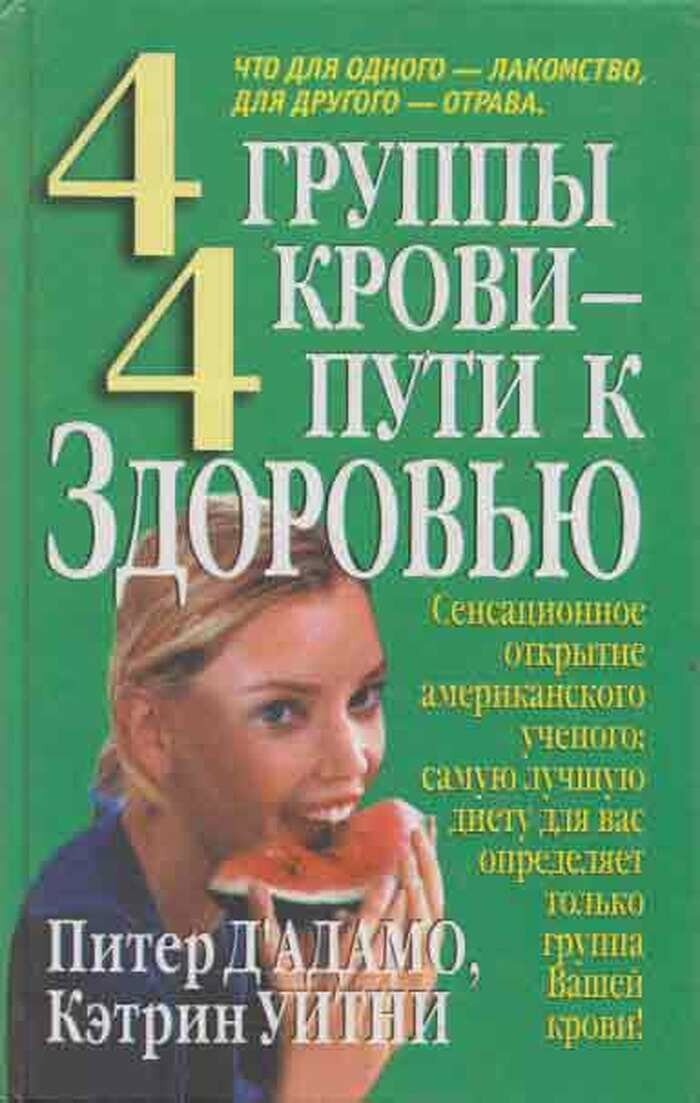 4 группы крови - 4 пути к здоровью