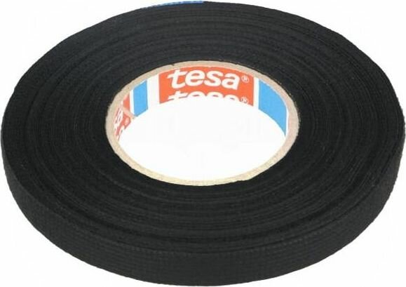 Лента TESA 51608-00005-00 тканевая W 9мм L 15м Thk 300мкм Automotive черный 0,2 1 шт