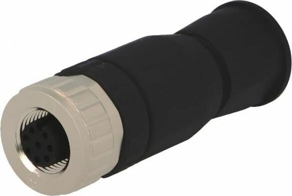 Разъем HARTING 21033192801 Вилка, M12, PIN 8 "мама", код A-DeviceNet / CANopen, на провод, 1 шт