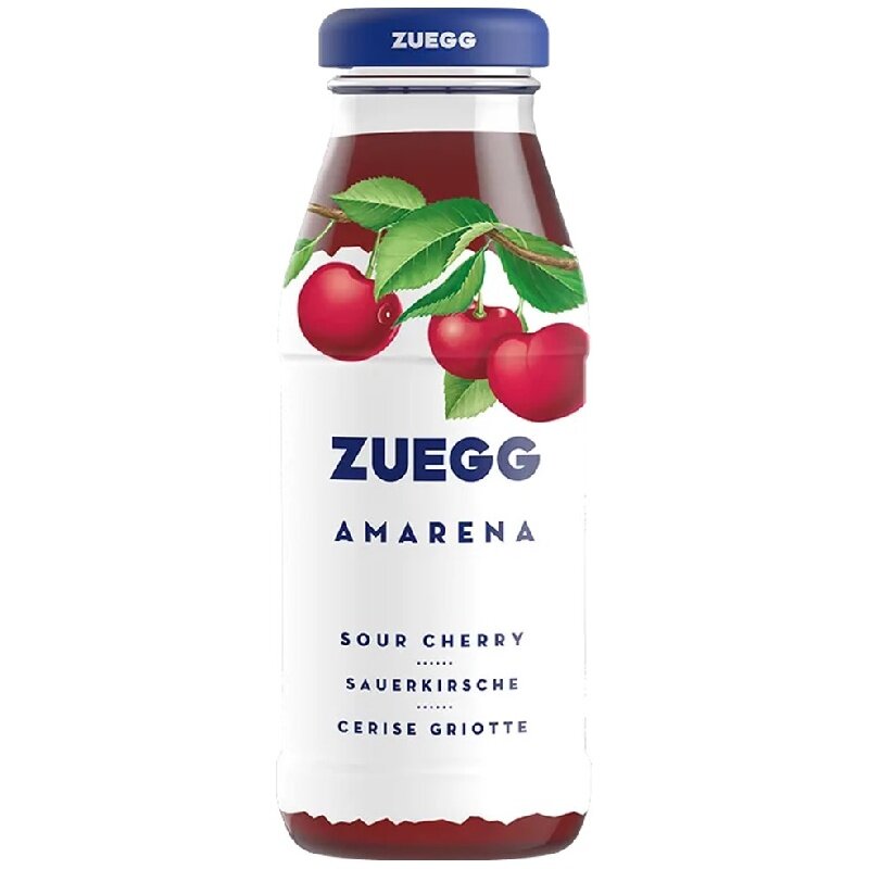 Напиток ZUEGG Bar AMARENA сокосодержащий - Вишня /стекло/ 200мл