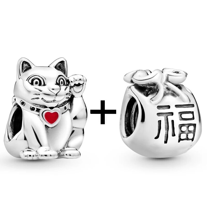 TOGORY Серебряные подвески сова, черепаха, дельфин Серебряный, 041