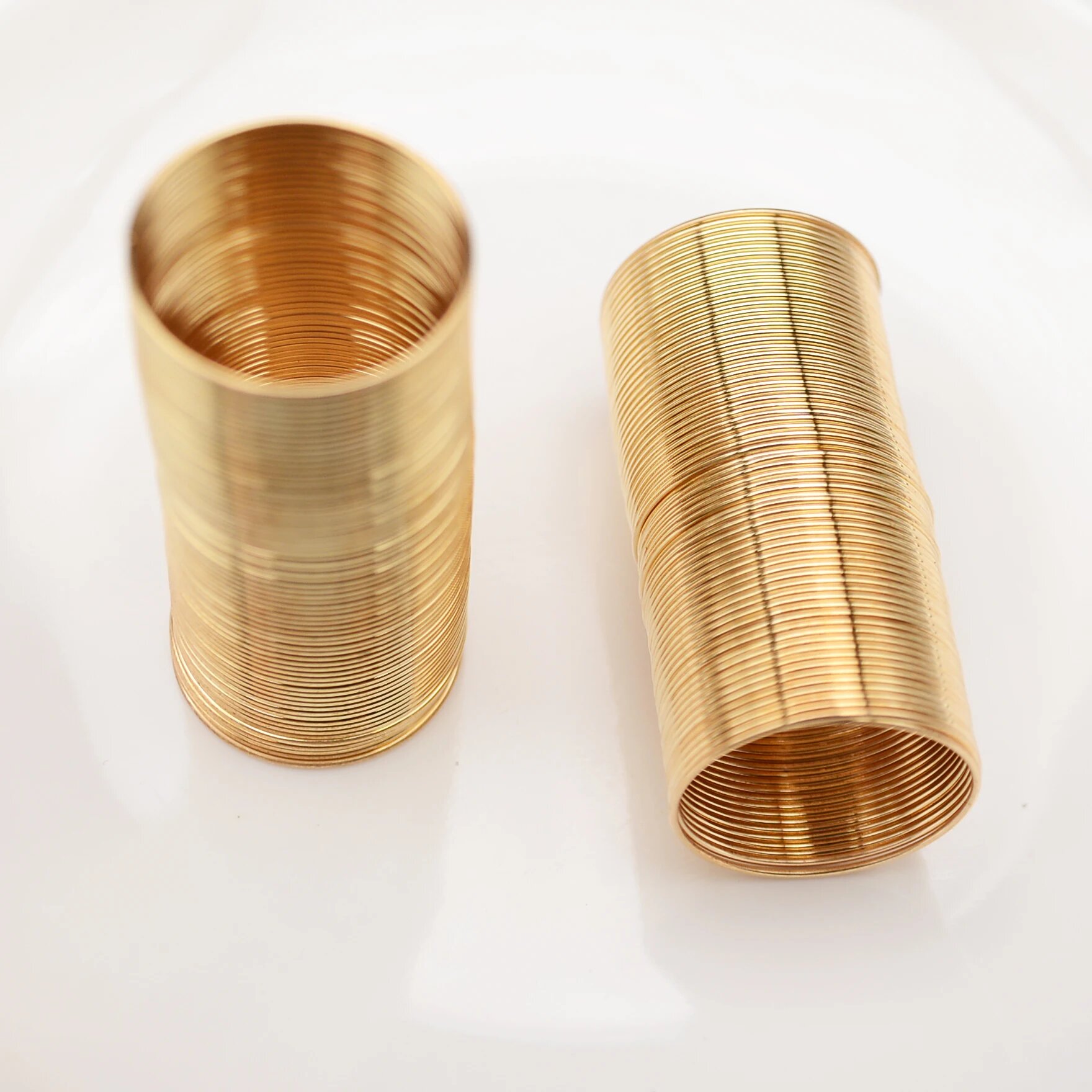Пружинные кольца Gold для бижутерии, 2 шт.