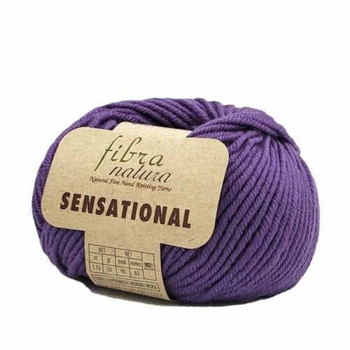 Пряжа Fibra Natura Sensational 40820 (5 мотков по 50г/83м) сирень