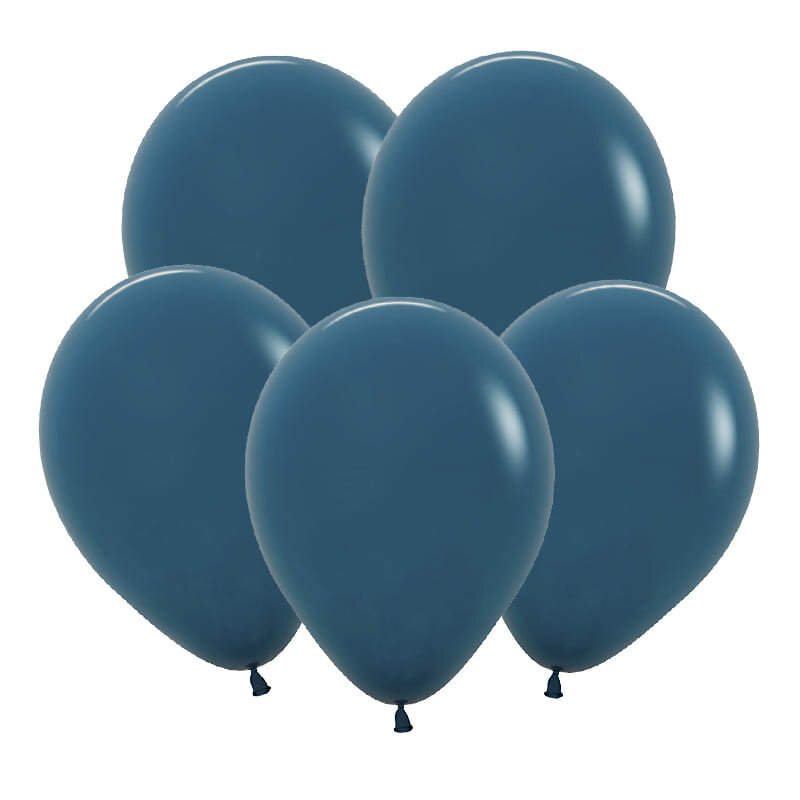 Воздушные шары Sempertex цвет Глубокий синий 25 шт, S 18' Пастель