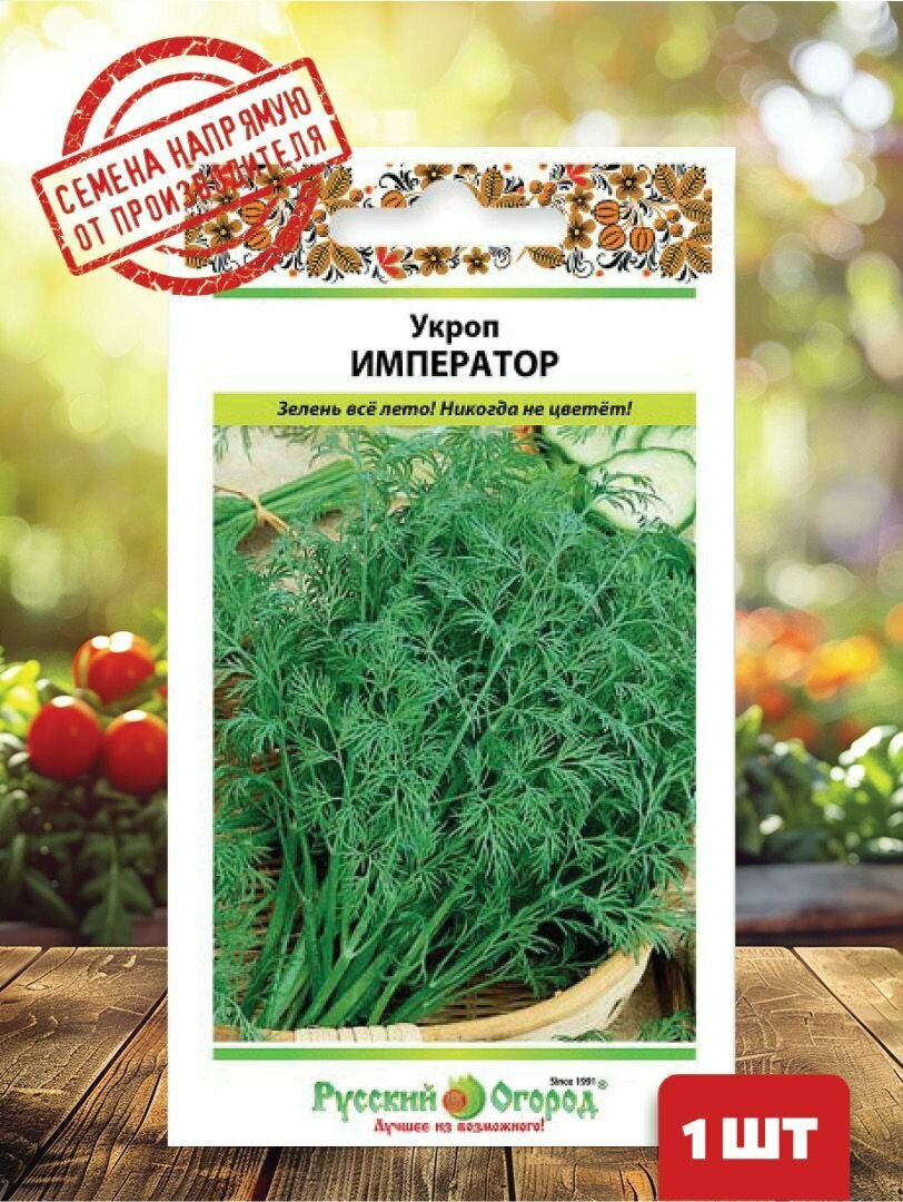 Укроп Император, семена укропа для посадки. Русский Огород.