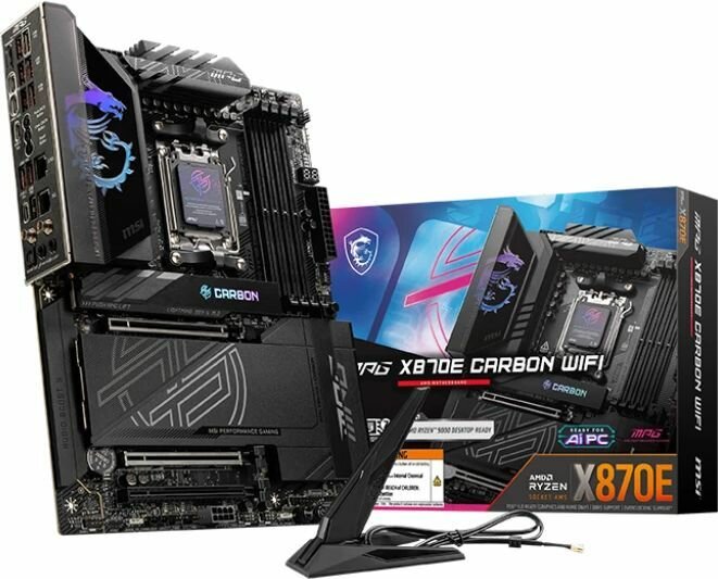Материнская плата MSI MPG X870E CARBON WIFI, SocketAM5, AMD X870, ATX