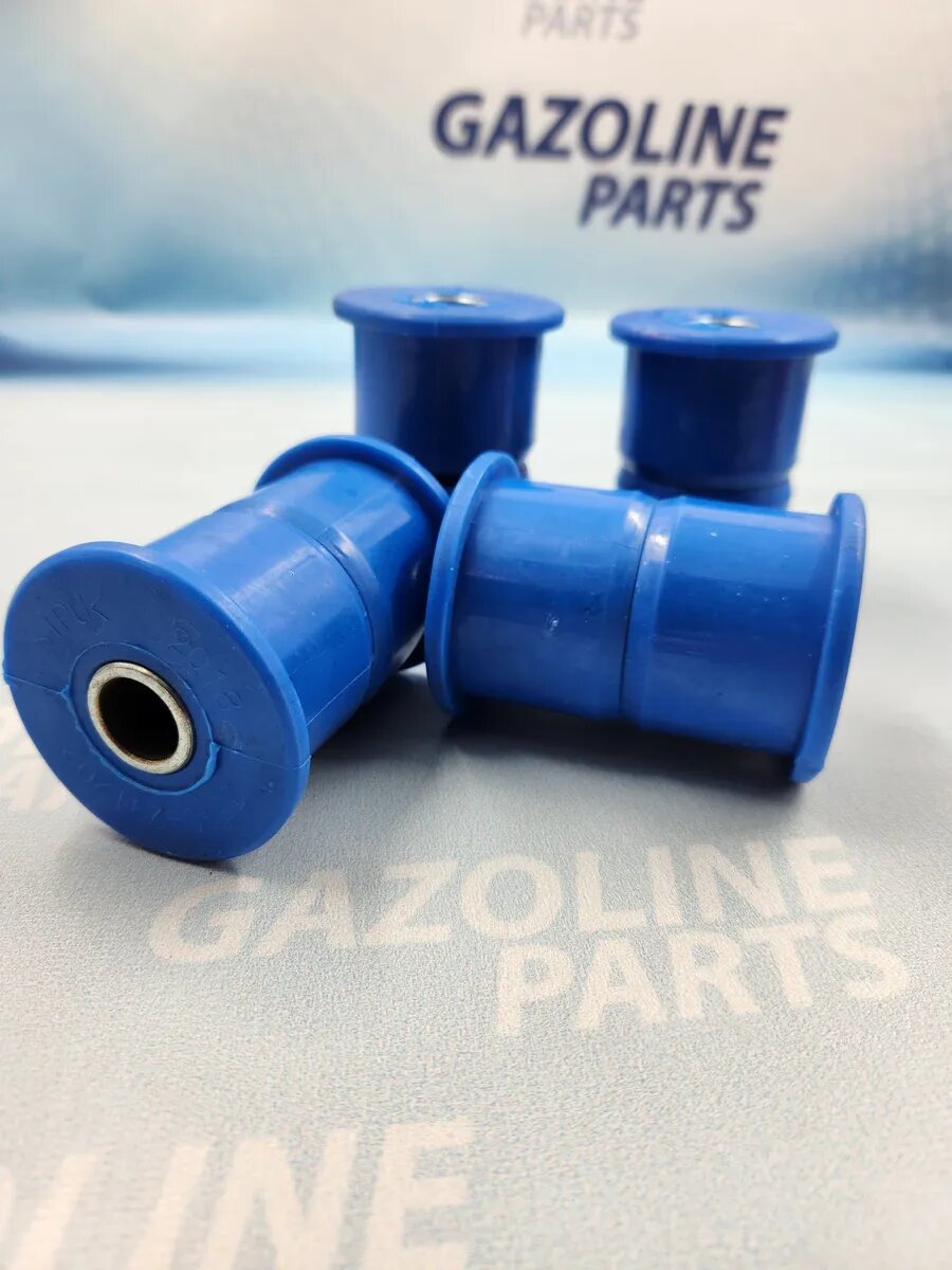 Сайлентблок рессоры Газель Валдай - 4 шт, полиуретан двойной