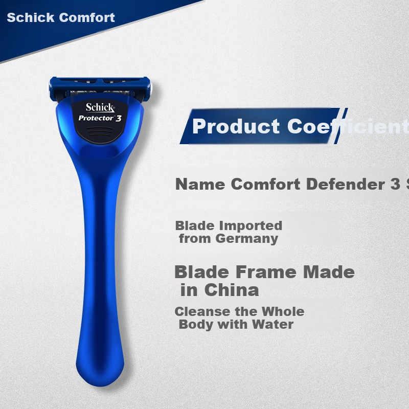 Schick Hydro 3 Men's Manual Razor Shaving Razor [1 Handle 8 Blades] Shaver