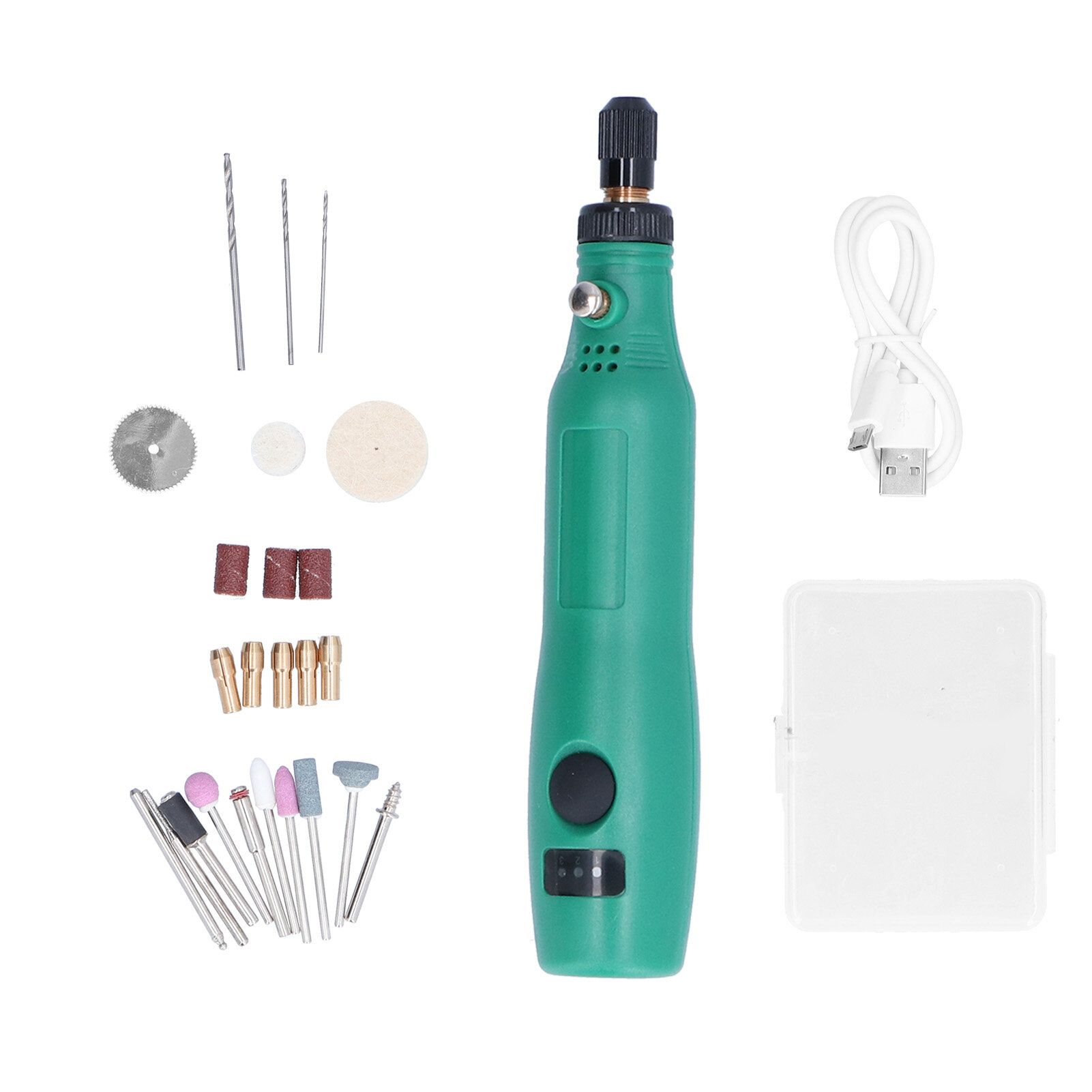 Мини-Электрическая Шлифовальная Машина с Переменной Скоростью 3 Беспроводных Портативных Шлифовальных Инструмента для DIY